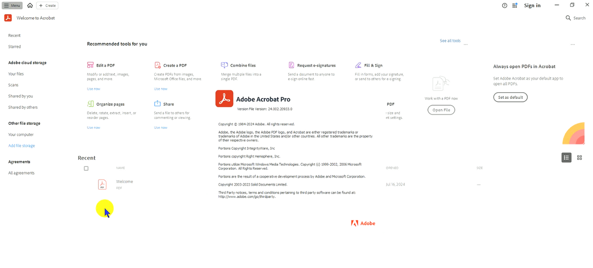Adobe Acrobat Pro DC 2024 5 Pc's Lifetime No Subscription – The Express ...