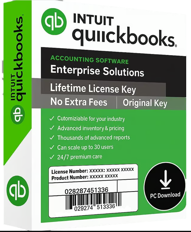 QuickBooks Enterprise 2024 No Subscription Desktop Pc 5 Users – The ...