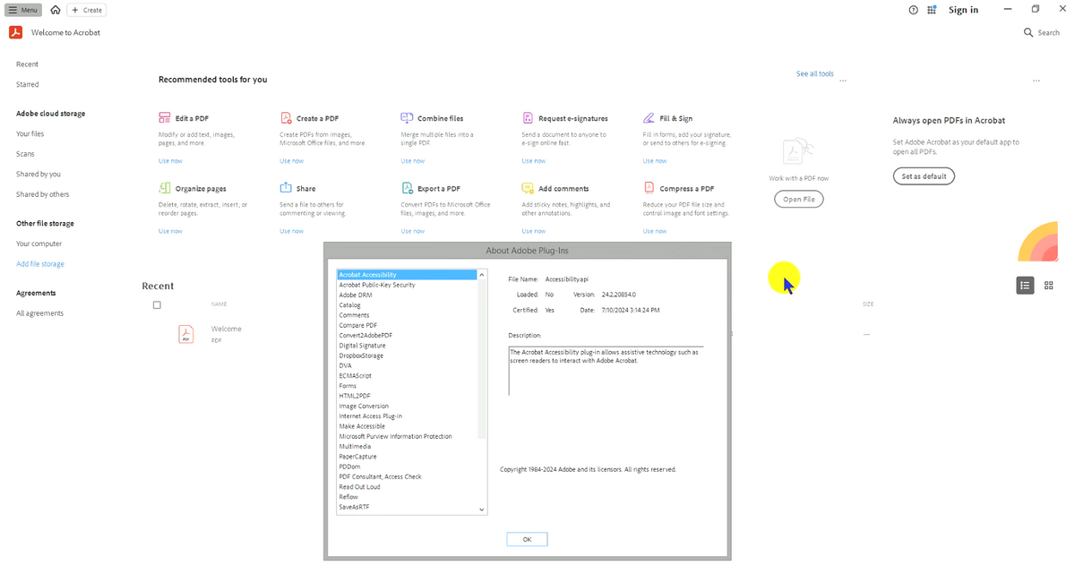 Adobe Acrobat Pro DC 2024 5 Pc's Lifetime No Subscription – The Express ...