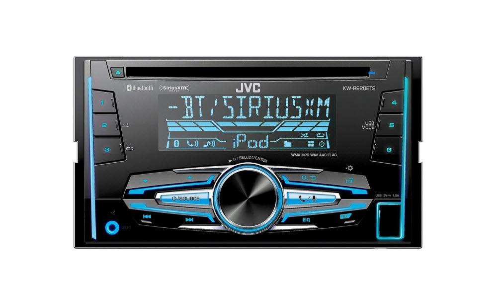 JVC KW-R920BTS Built-In Bluetooth/Satellite Radio-Ready In-Dash Receiv ...